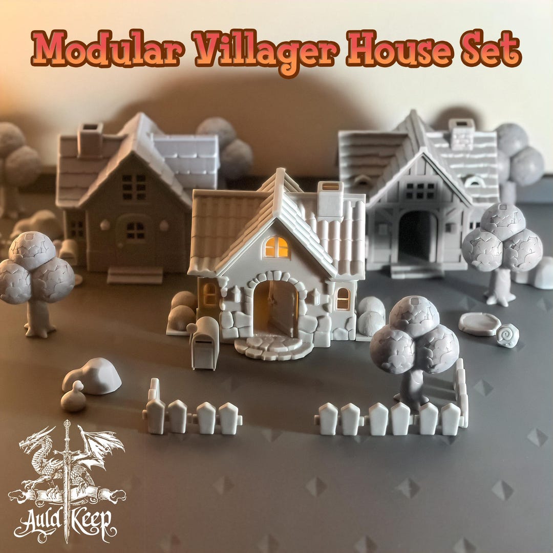 Animal Crossing: New Horizons // 3D Miniature Printed House Kit ...