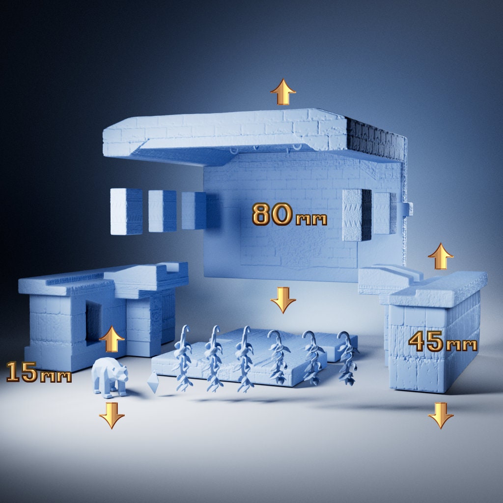 Tomb Raider I PSX // Caves Bear Pit Diorama 3D Print - Etsy