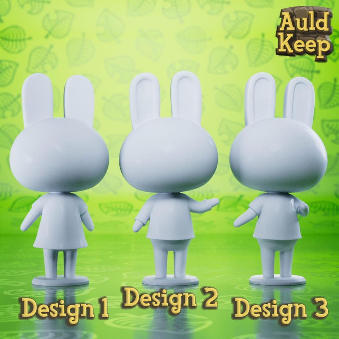 Animal Crossing: New Horizons // Rabbit Bunny Coco Villager 3D Printed ...