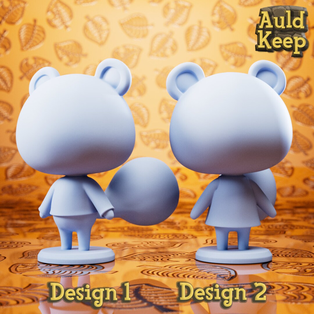 Animal Crossing: New Horizons // Squirrel Villager 3D Printed Miniature ...