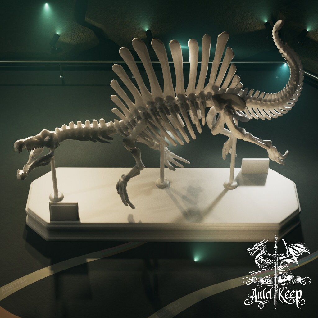 Animal Crossing: New Horizons Inspired // Spinosaurus Dinosaur Skeleton ...