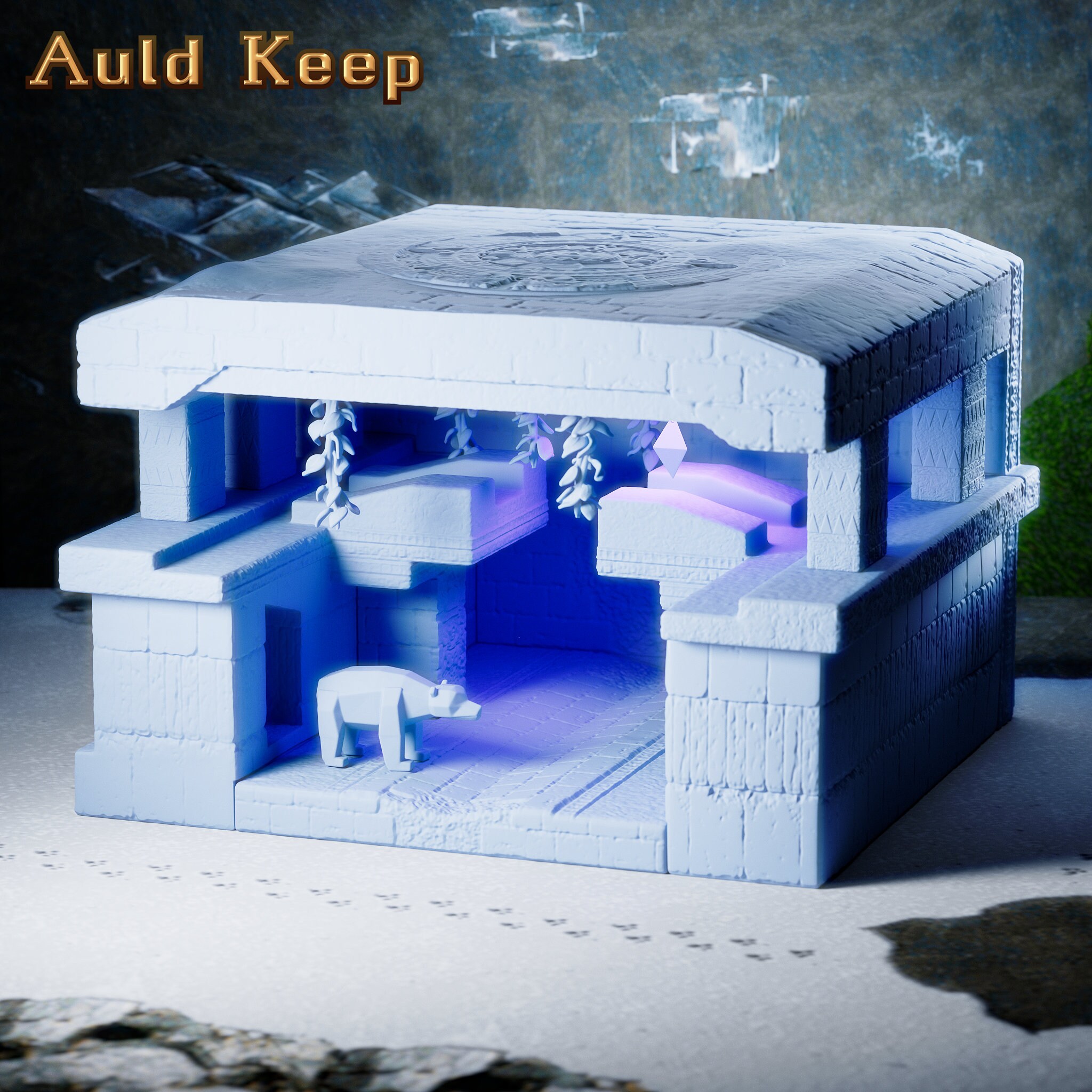 Tomb Raider I PSX // Caves Bear Pit Diorama 3D Print - Etsy