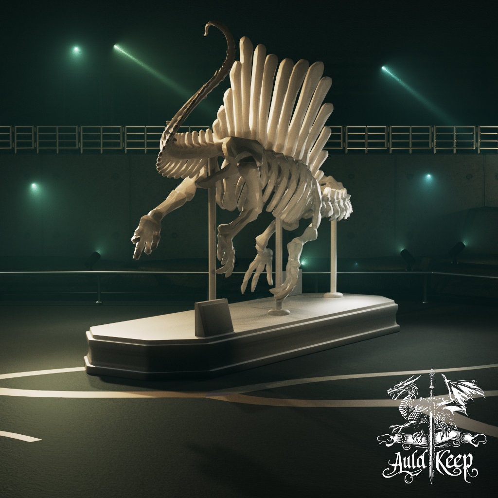 Animal Crossing: New Horizons Inspired // Spinosaurus Dinosaur Skeleton ...