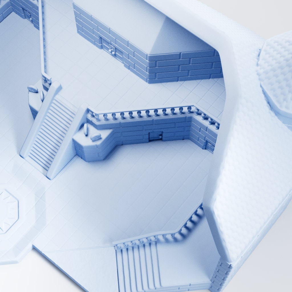 Super Mario 64 // Castle Foyer 3D Resin Print Diorama - Etsy