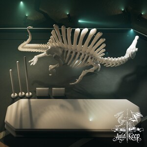 Animal Crossing: New Horizons Inspired // Spinosaurus Dinosaur Skeleton ...
