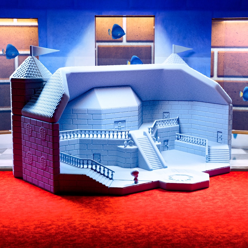 Super Mario 64 // Castle Foyer 3D Resin Print Diorama - Etsy
