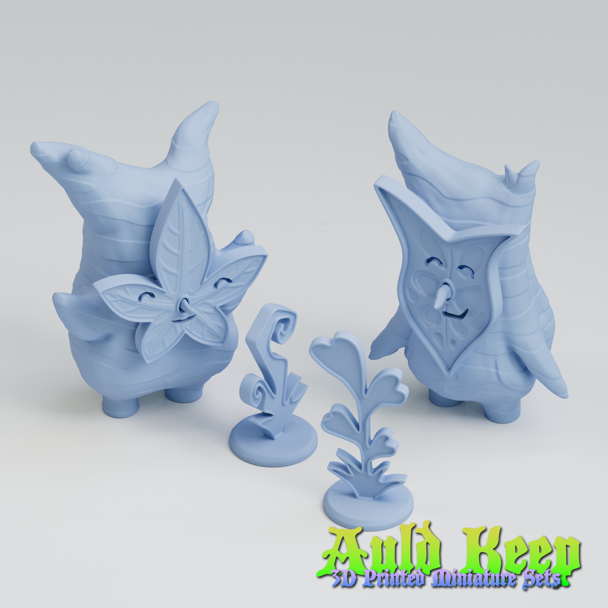 The Legend of Zelda // Korok Pair With Plants - Etsy