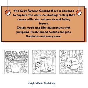 Cozy Autumn Coloring Pages for Kids - 30 Pages - Instant Download - Etsy