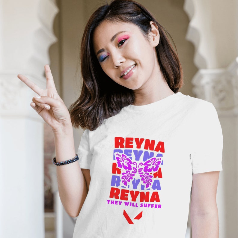 Valorant Reyna Print Reyna Gaming Tshirt Png Valorant - Etsy