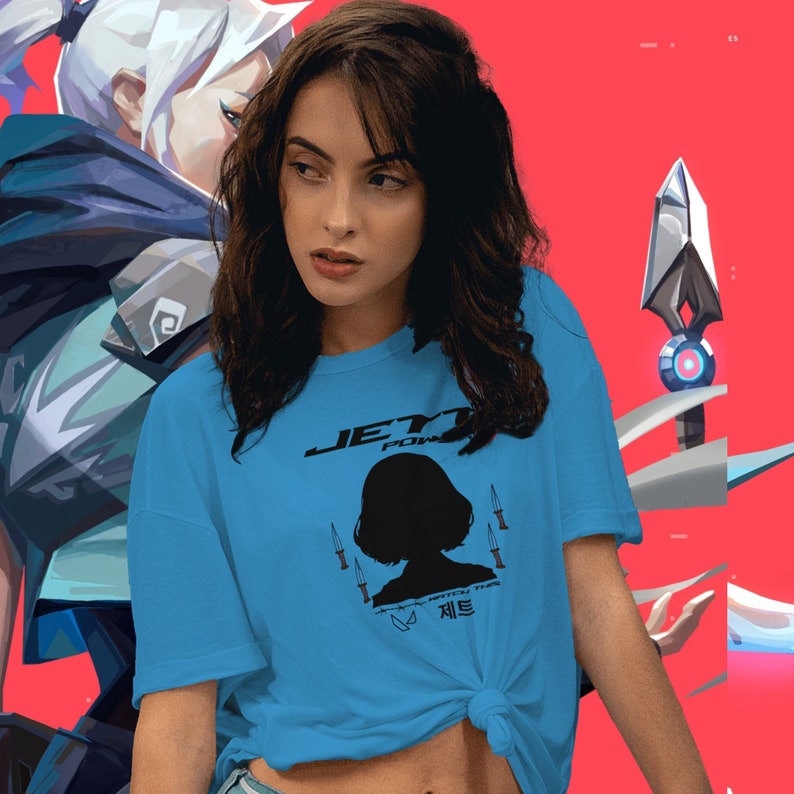 Valorant Jett Png Tshirt | Jett Knife Gaming Png | Valorant Agent Png ...