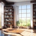 Library Room | Backdrop | Zoom Virtual Backgrounds | Office Background ...