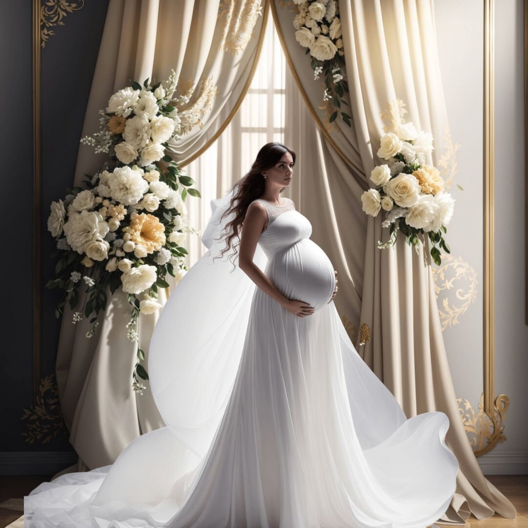 20 High-resolution White Room Backdrops Digital Backgrounds Maternity ...