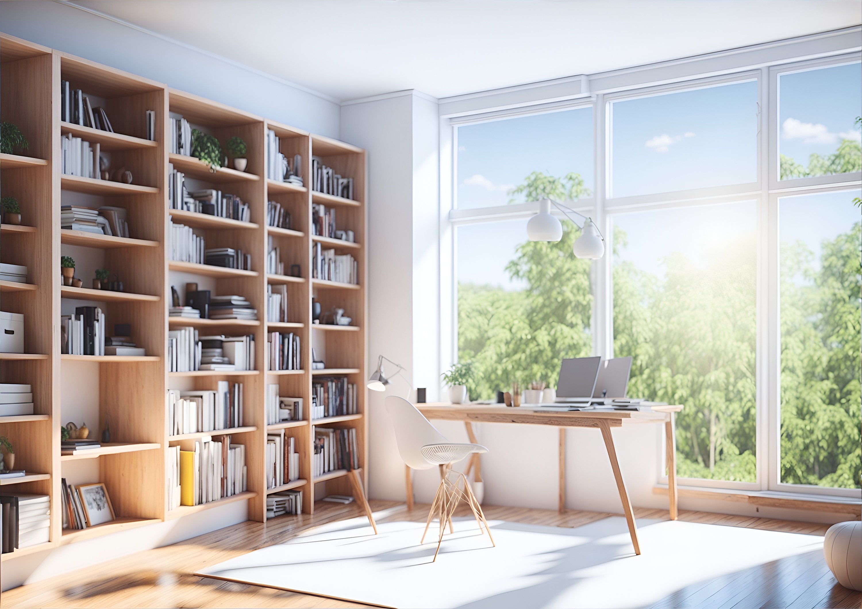 Modern Office | Backdrop | Zoom Virtual Backgrounds | Office Background ...