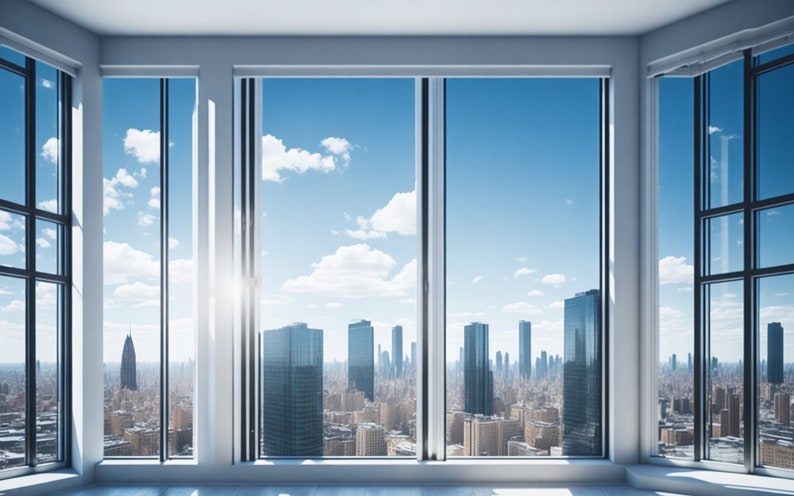 City Skyline | Backdrop | Zoom Virtual Background | Office | Microsoft ...