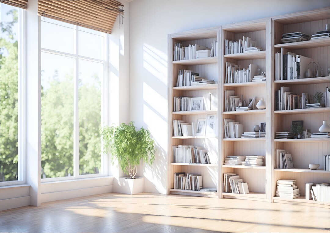 Reading Nook | Backdrop | Zoom Virtual Backgrounds | Office Background ...