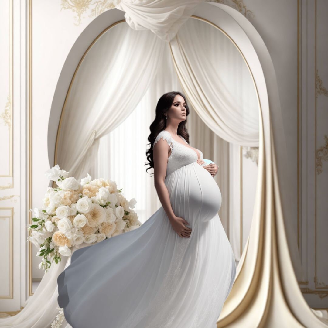 20 High-resolution White Room Backdrops Digital Backgrounds Maternity ...