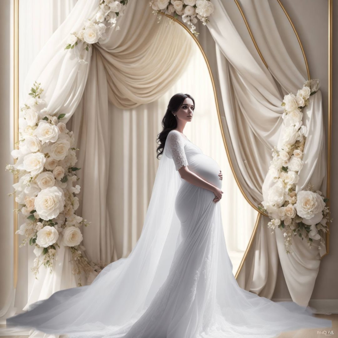 20 High-resolution White Room Backdrops Digital Backgrounds Maternity ...