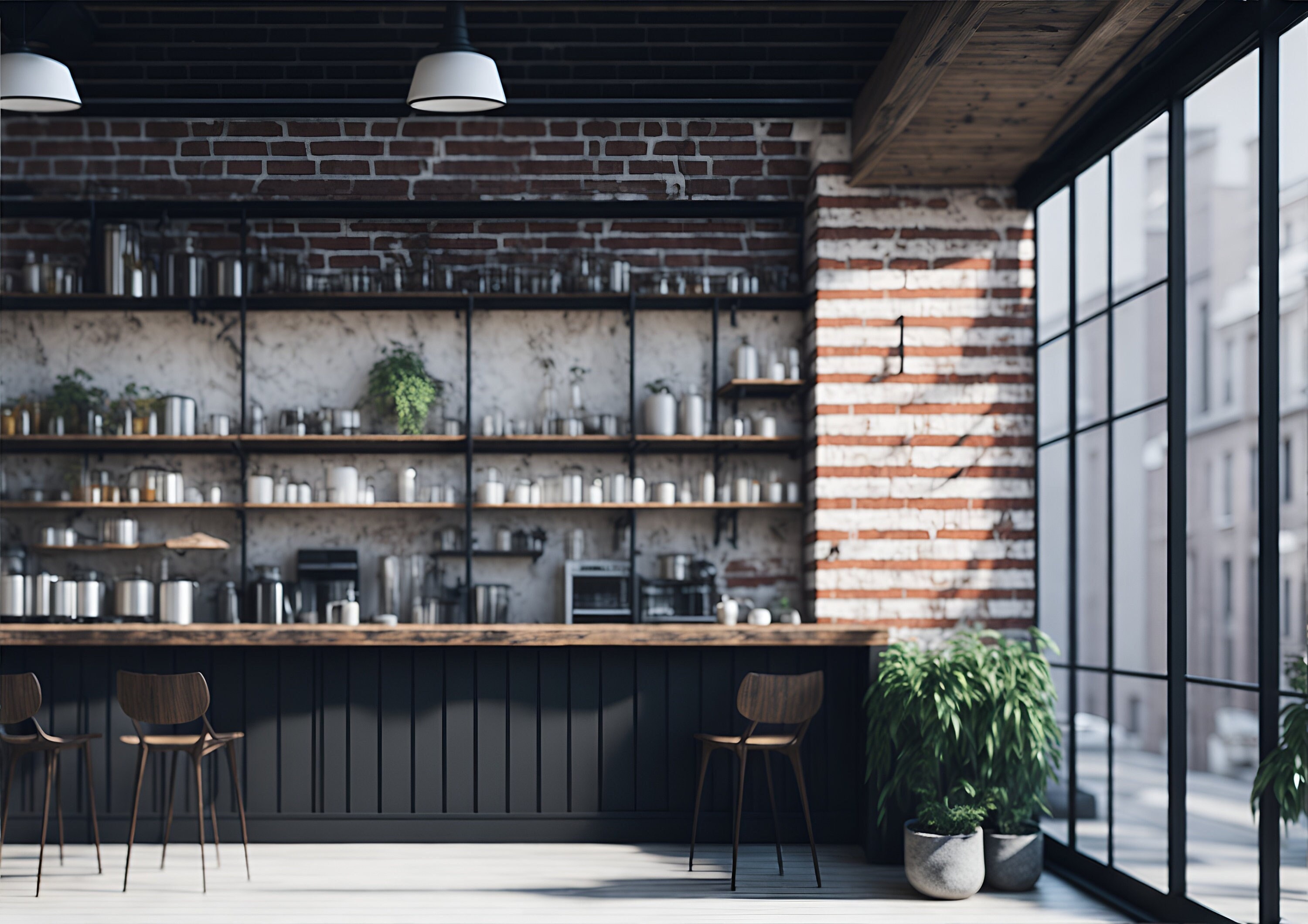 Coffee Shop | Backdrop | Zoom Virtual Backgrounds | Office Background ...