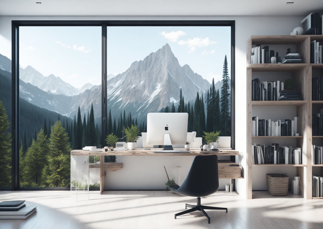 Modern Office | Backdrop | Zoom Virtual Backgrounds | Office Background ...