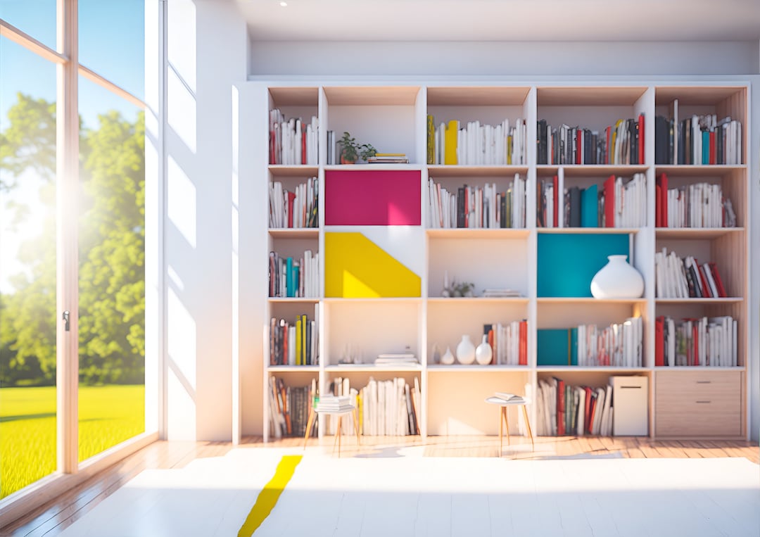 Reading Nook | Backdrop | Zoom Virtual Backgrounds | Office Background ...