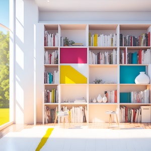 Reading Nook | Backdrop | Zoom Virtual Backgrounds | Office Background ...