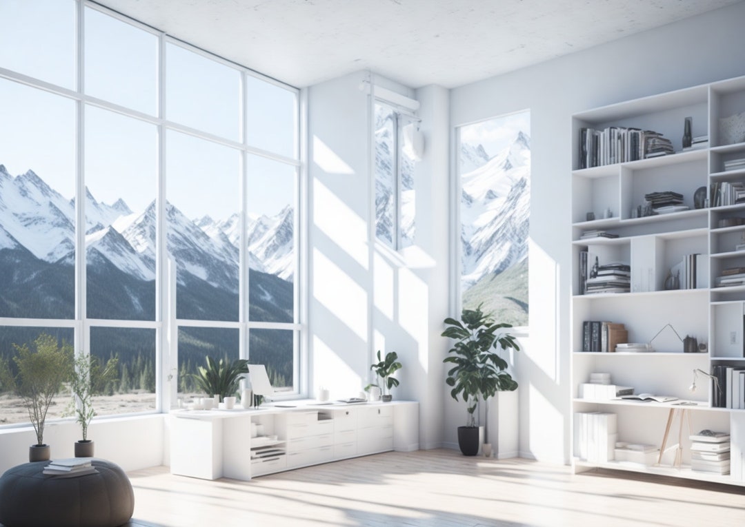 Reading Nook | Backdrop | Zoom Virtual Backgrounds | Office Background ...