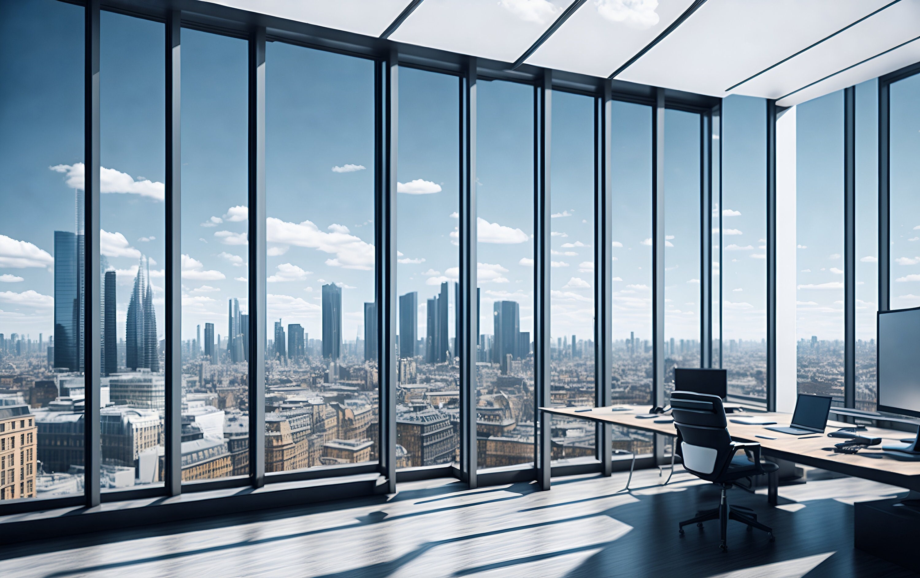 London Skyline | Backdrop | Zoom Virtual Backgrounds | Office ...