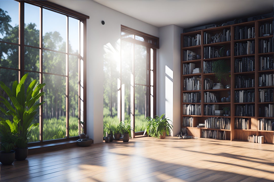 Library | Backdrop | Zoom Virtual Backgrounds | Office Background ...