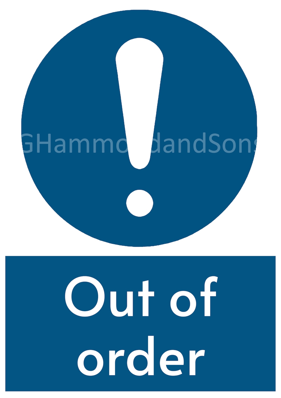Out of Order Sign A3 Digital Download PDF PNG JPEG Instant Download - Etsy