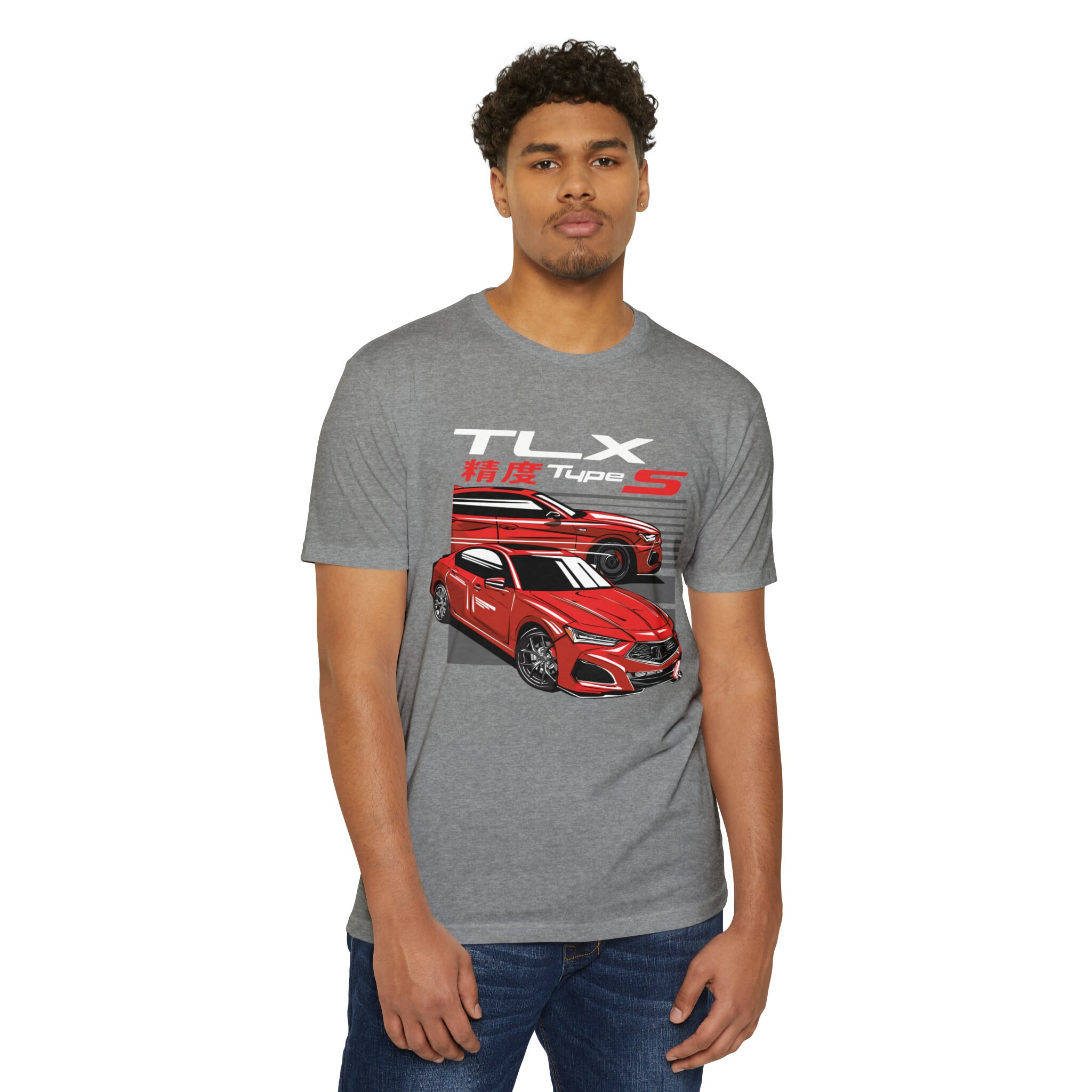 Car T-shirt | Curva Red Acura TLX Type S | Car Racing Shirt | Car Lover ...