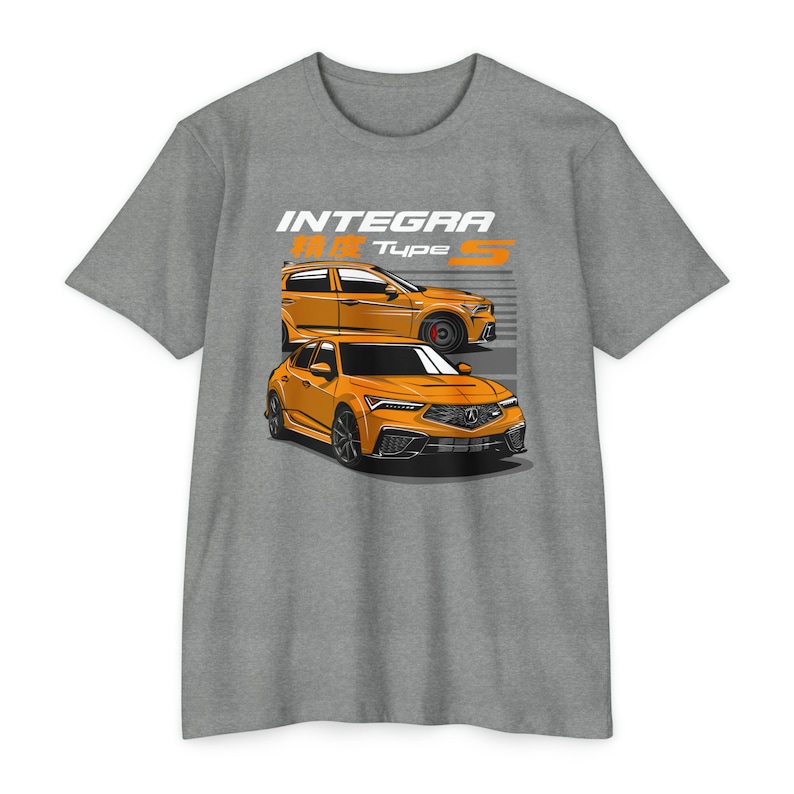 Car T-shirt | Gold Integra Type-s Acura Shirt | Car Racing Shirt | Car ...
