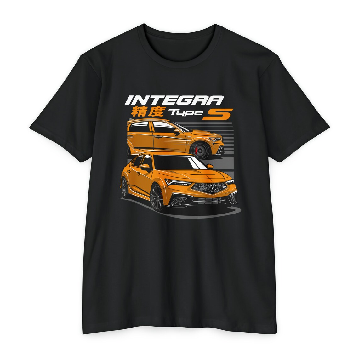 Car T-shirt | Gold Integra Type-s Acura Shirt | Car Racing Shirt | Car ...