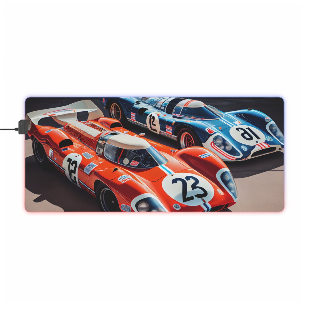 Car Racing Mouse Pad RGB Gaming Mouse Pad for Gamer Gaming LED Mouse ...