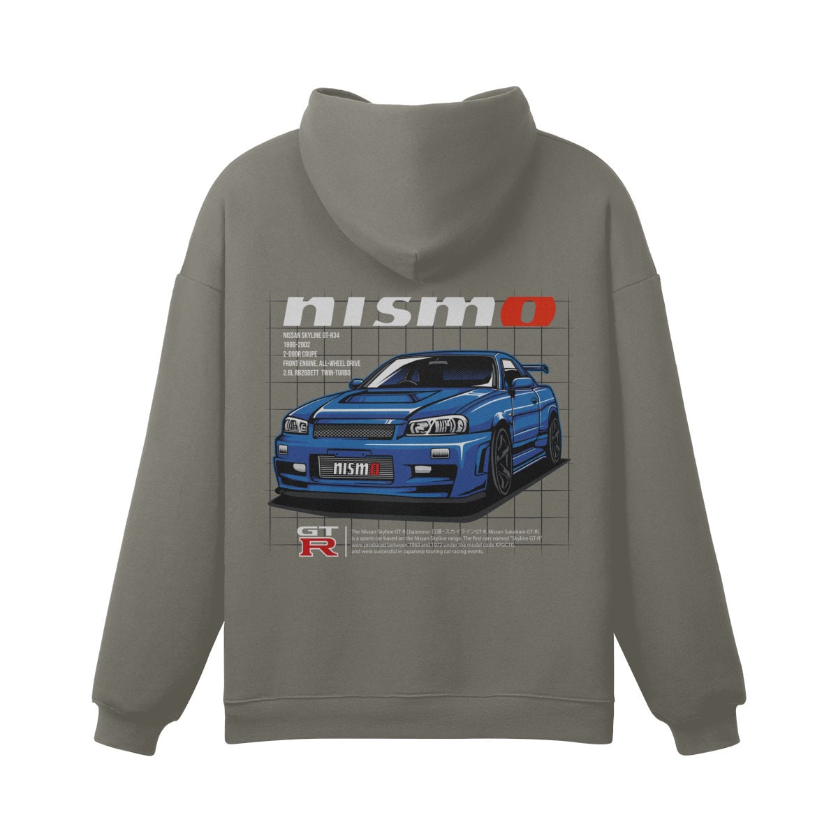 JDM R34 GTR Hoodie| Car Racing Hoodie | Nissan Fan Sweater | Nissan GTR ...