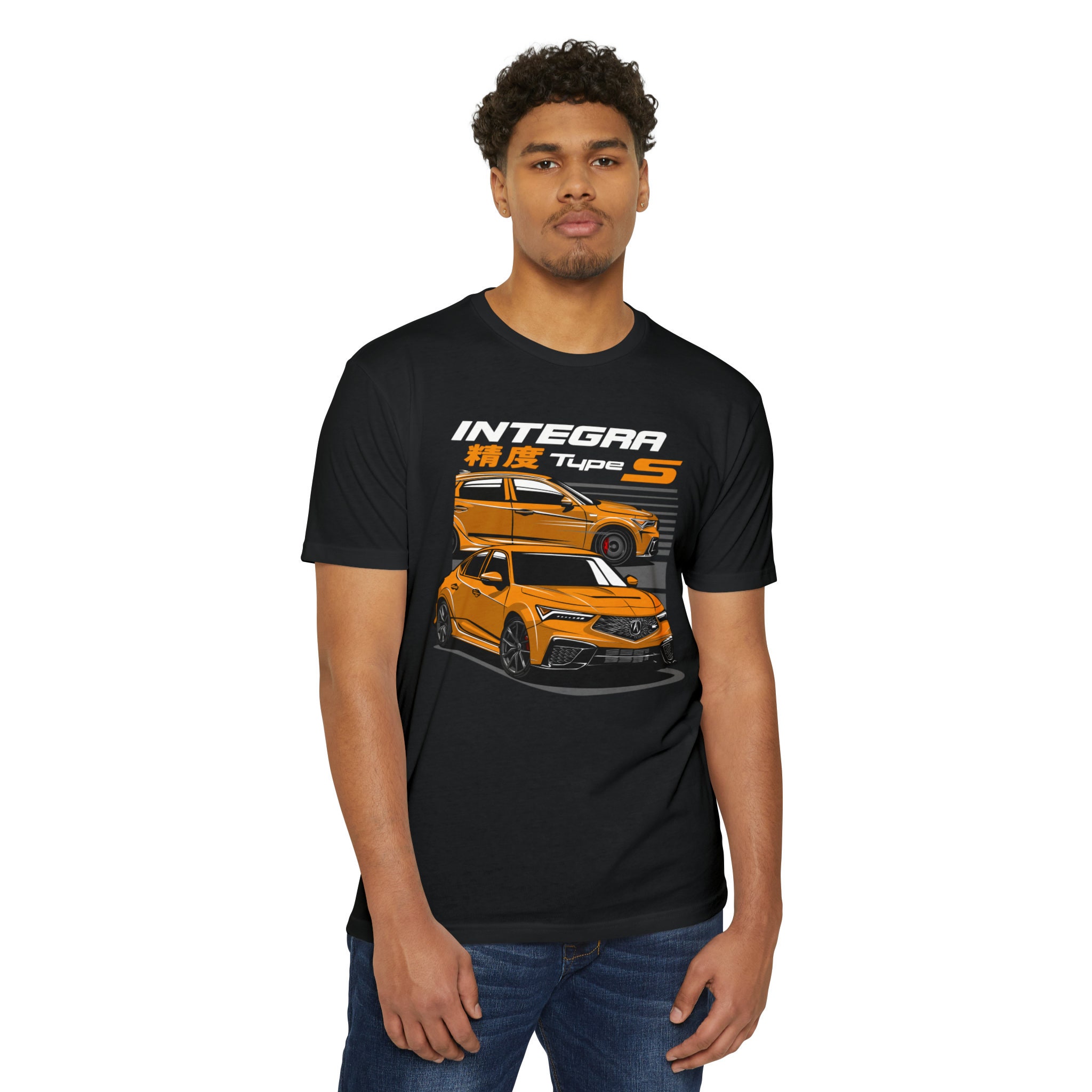Car T-shirt | Gold Integra Type-s Acura Shirt | Car Racing Shirt | Car ...