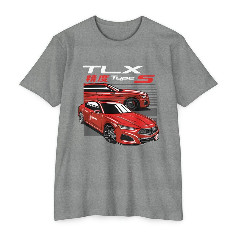 Car T-shirt | Curva Red Acura TLX Type S | Car Racing Shirt | Car Lover ...