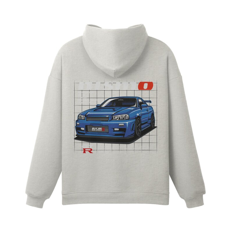 JDM R34 GTR Hoodie| Car Racing Hoodie | Nissan Fan Sweater | Nissan GTR ...
