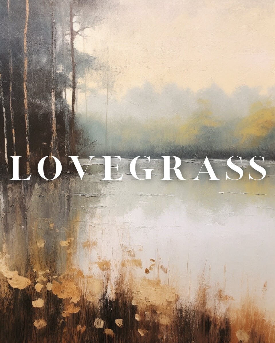 Pond Art Print Downloadable, Pond Wall Art Vintage, Pond Painting, Wall ...