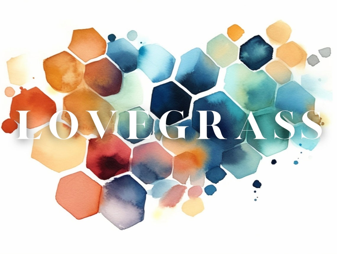 Gems Printable Wall Art, Hexagon Pattern Art Print, Hexagonal Abstract ...