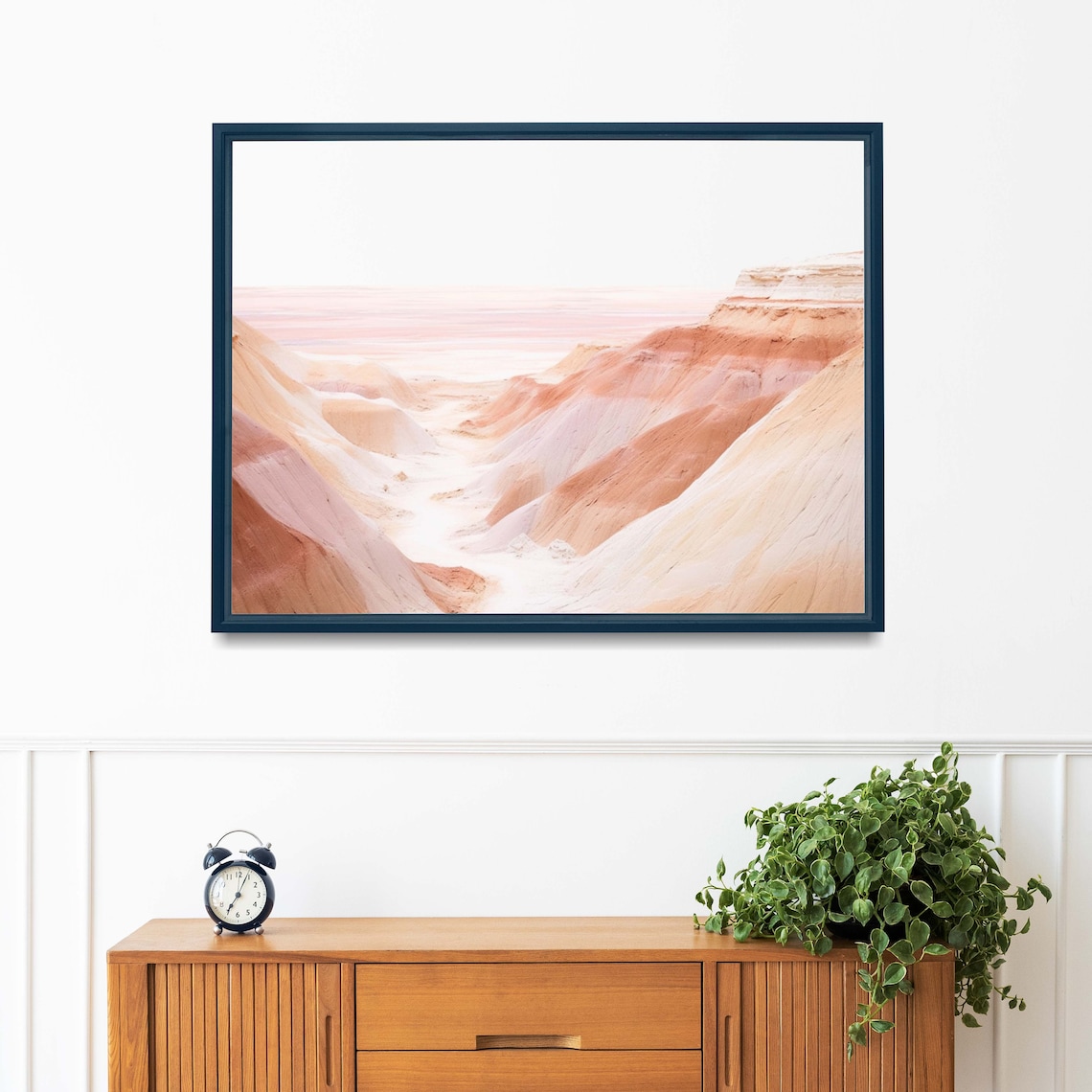 Blush Canyon, Pink Printable Terracotta Canyon Painting, Wall Art ...