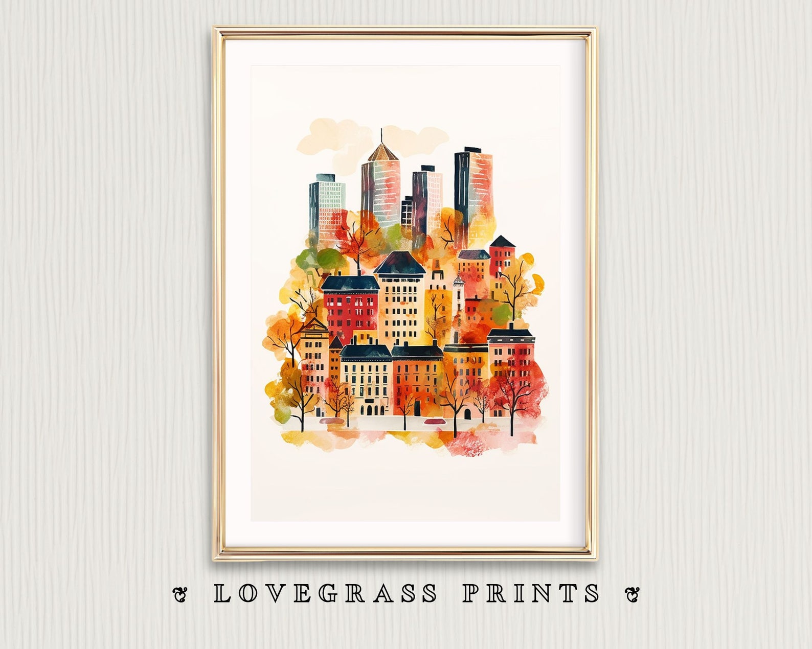 Boston Printable, Autumn Aesthetic, Boston Wall Art, Antique ...