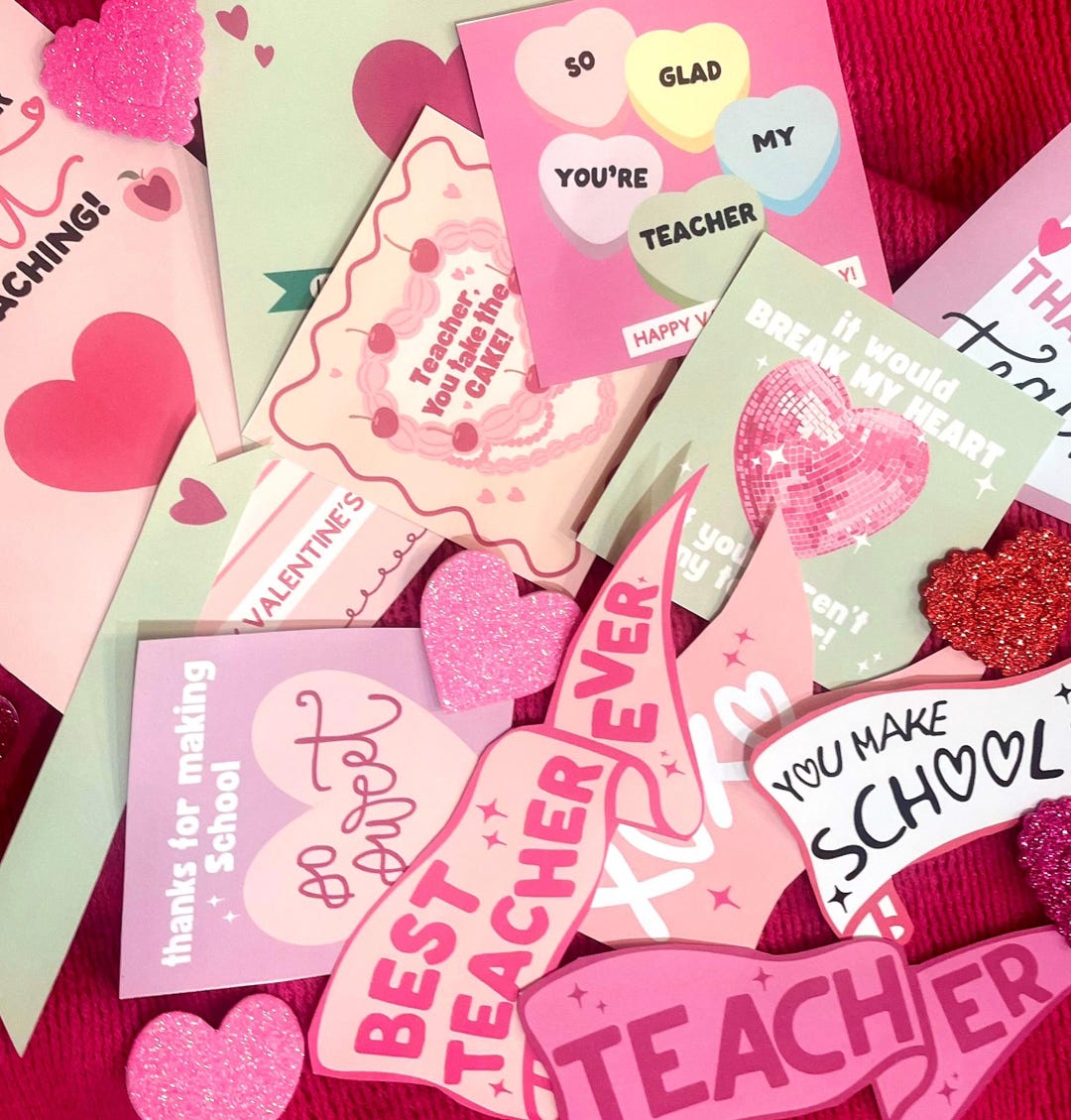 Valentine's Cards, Printable Valentine's Cards, Valentine's, Teacher ...