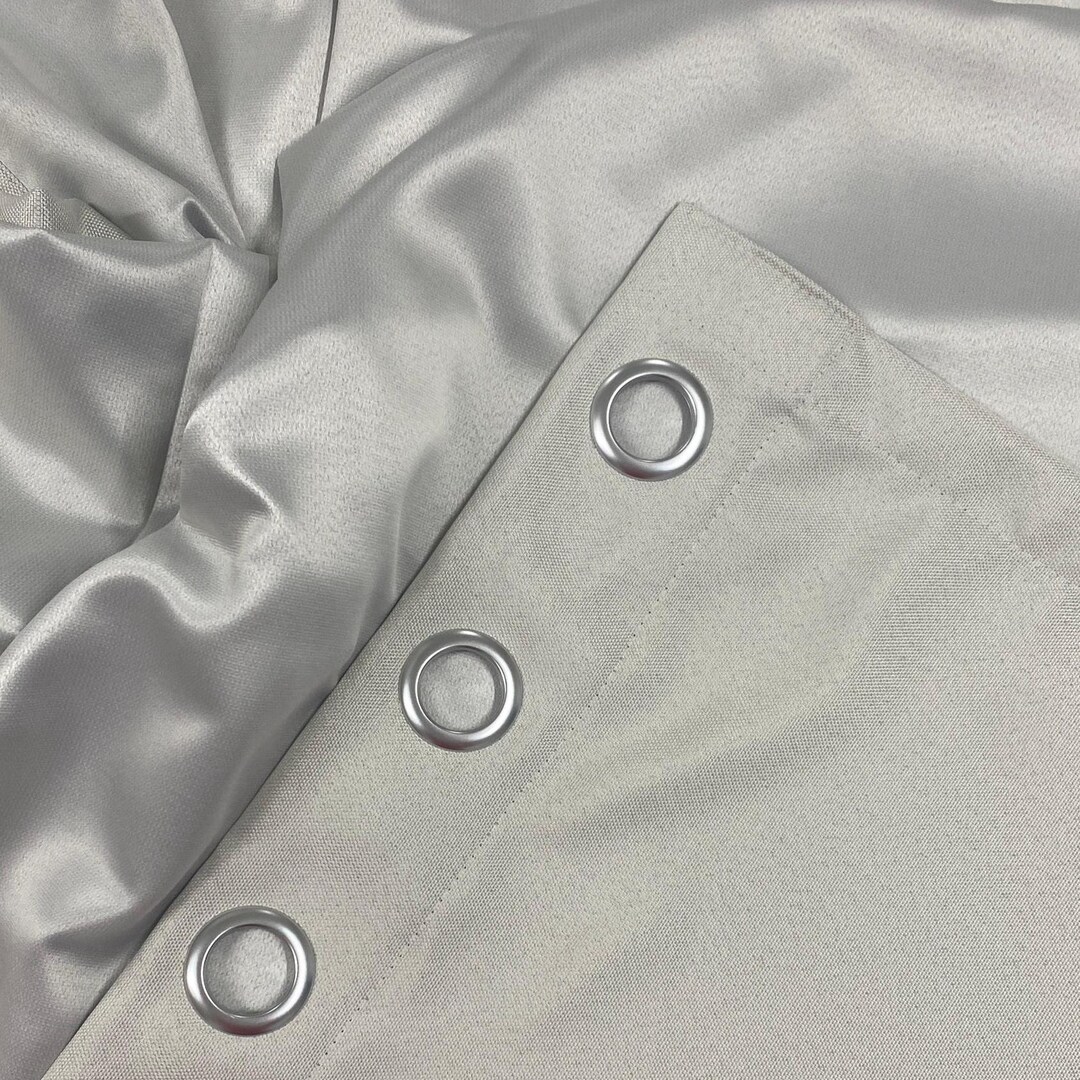 Oversized 110-inch Linen Blackout Drapes: Custom Width & Length for ...