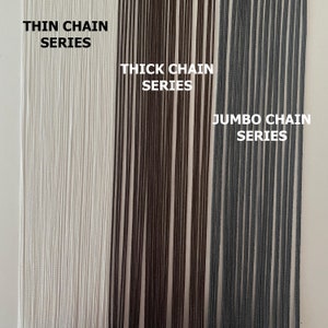 Thread Curtain Panel - Modern Window Treatments & Room Divider ...