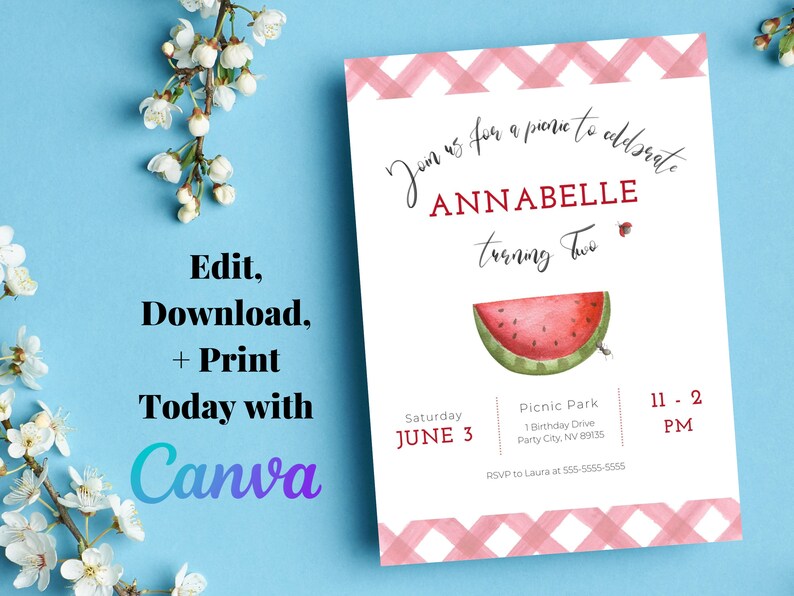 Editable Birthday Party Invitation Customizable Invitation - Etsy