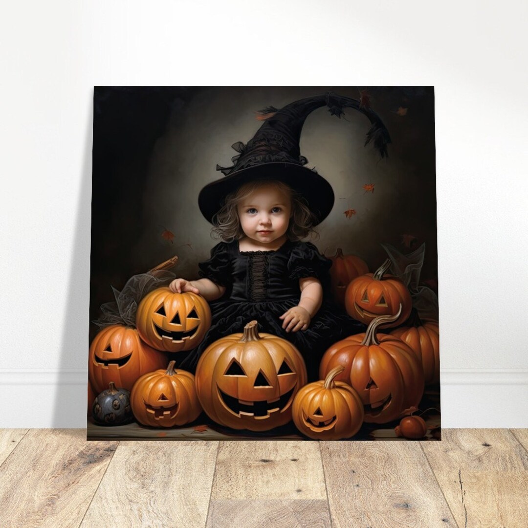 Toddler Witch Witchcraft Poster Halloween Toddler - Etsy