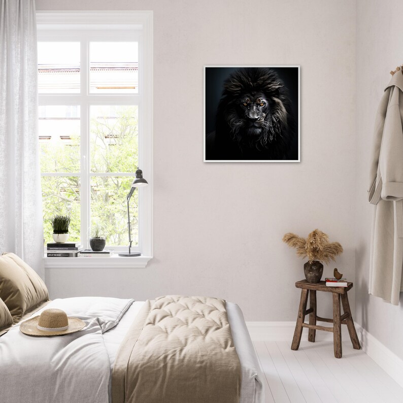 Wild Majesty Staring Contest, Power Poster, Lion Artwork, Lion Eyes ...