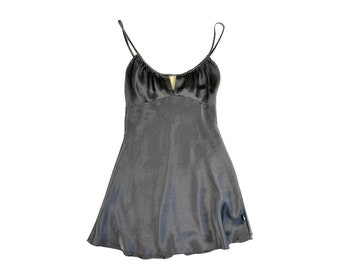 Vintage Lace Slip Dress Negligee Lingerie Chemise Turquoise Blue ...