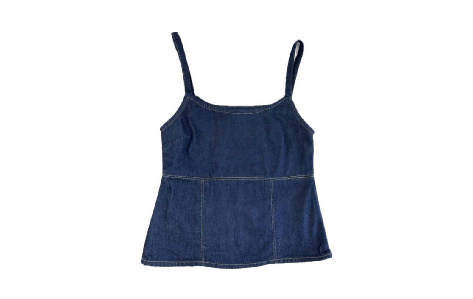 Vintage 2000s Denim Tank Top XS - Etsy