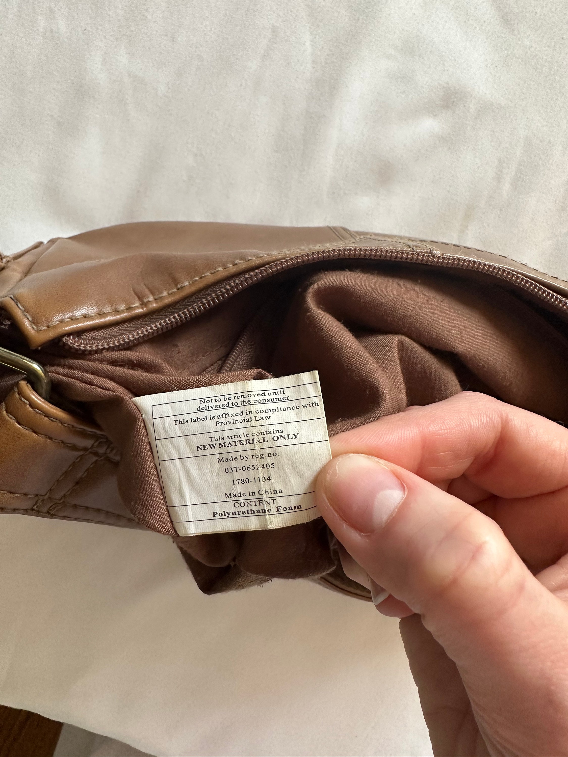 Tan Leather Purse by Levis - Etsy